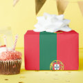 Wrapping paper with Flag of Portugal | Zazzle