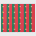 Wrapping paper with Flag of Portugal | Zazzle