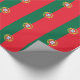 Wrapping paper with Flag of Portugal | Zazzle