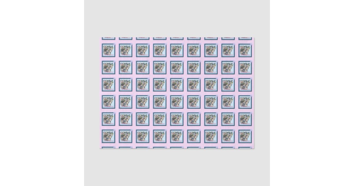 Wrapping Tissue - ARKANSAS - Framed Icon Tissue Paper | Zazzle