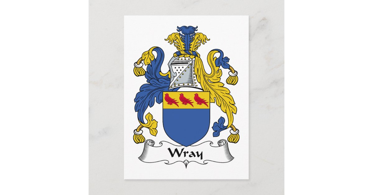 Wray Family Crest Postcard | Zazzle
