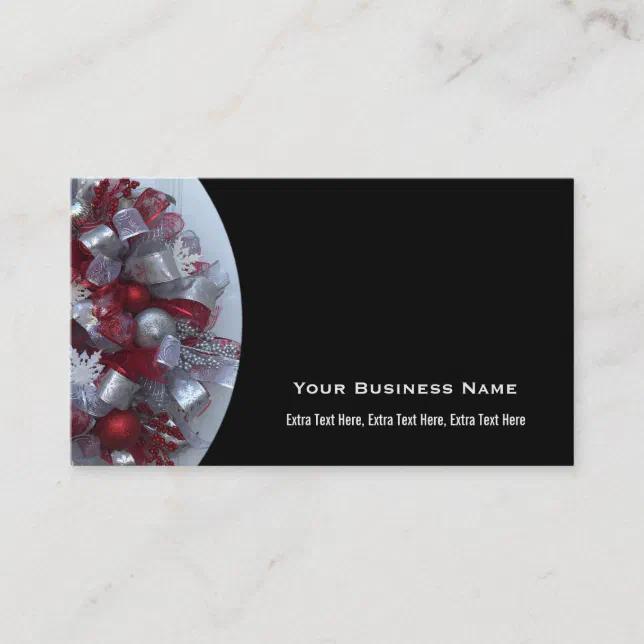 Wreath Business Card | Zazzle