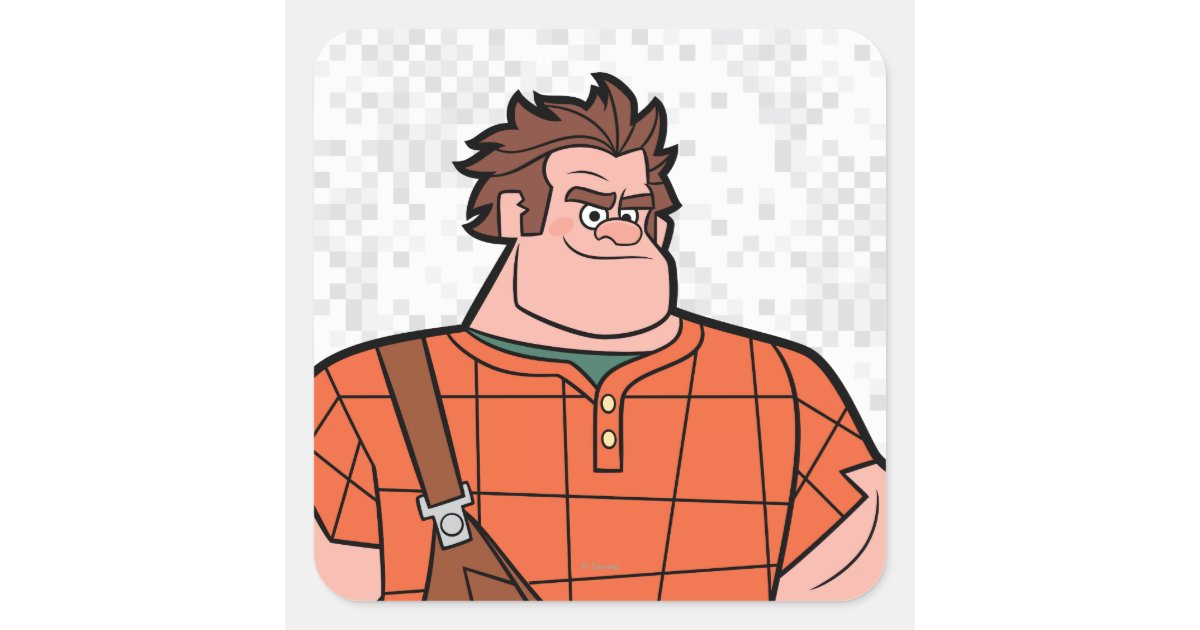 Wreck-It Ralph 2 Square Sticker | Zazzle
