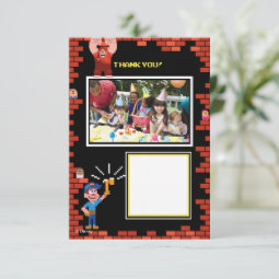 Wreck-It Ralph Birthday Thank You Cards 2 | Zazzle
