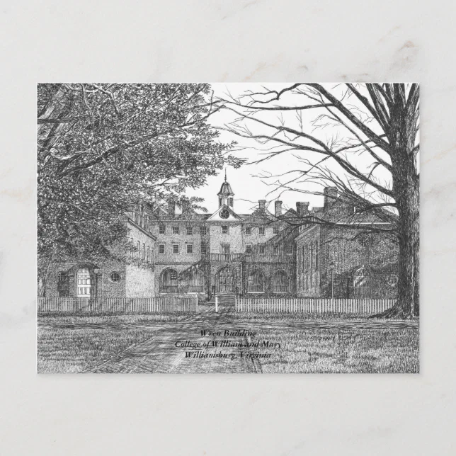 Wren Building Postcard | Zazzle