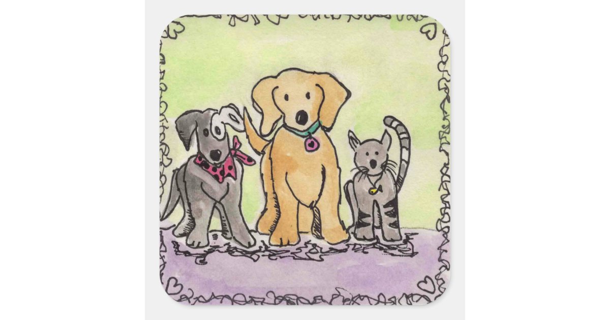 Wren, Robby and Jay Sticker | Zazzle