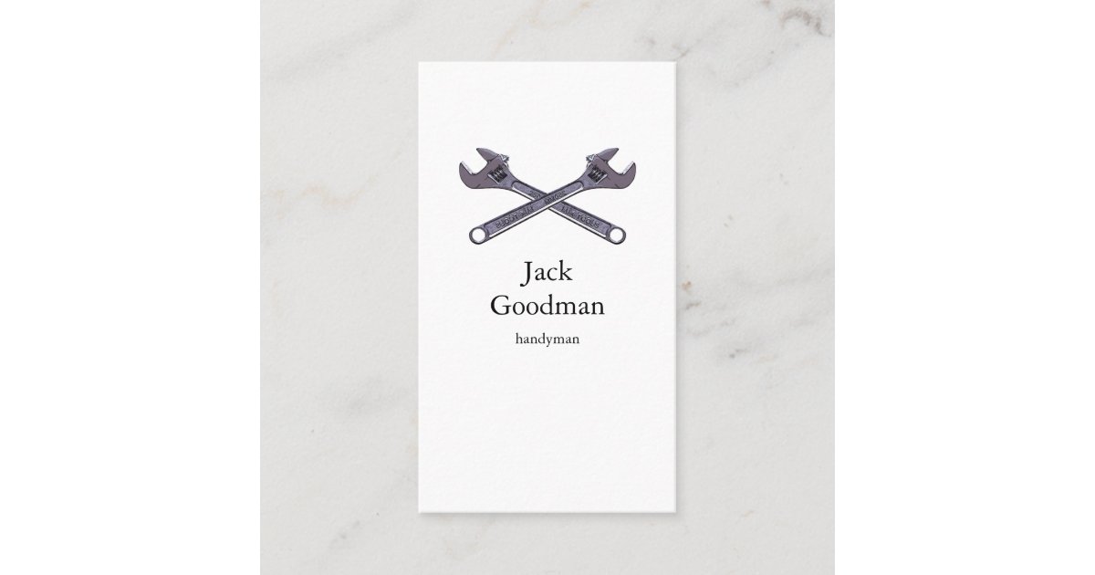 wrenches business card | Zazzle