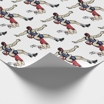Wrestling Wrapping Paper