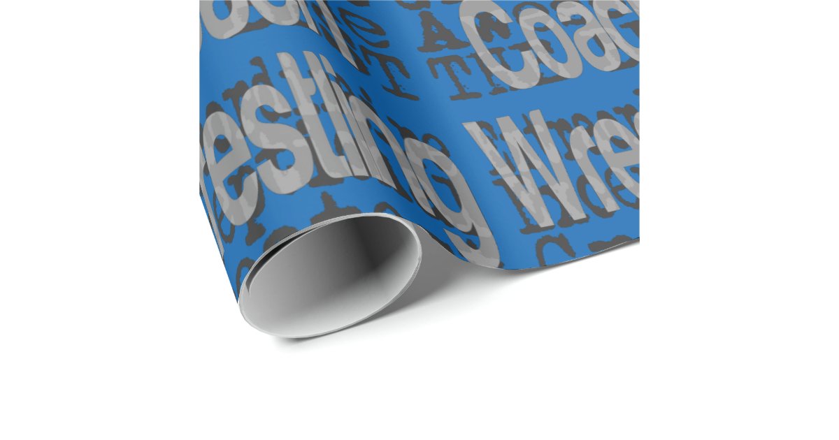 Wrestling Coach Extraordinaire Wrapping Paper | Zazzle