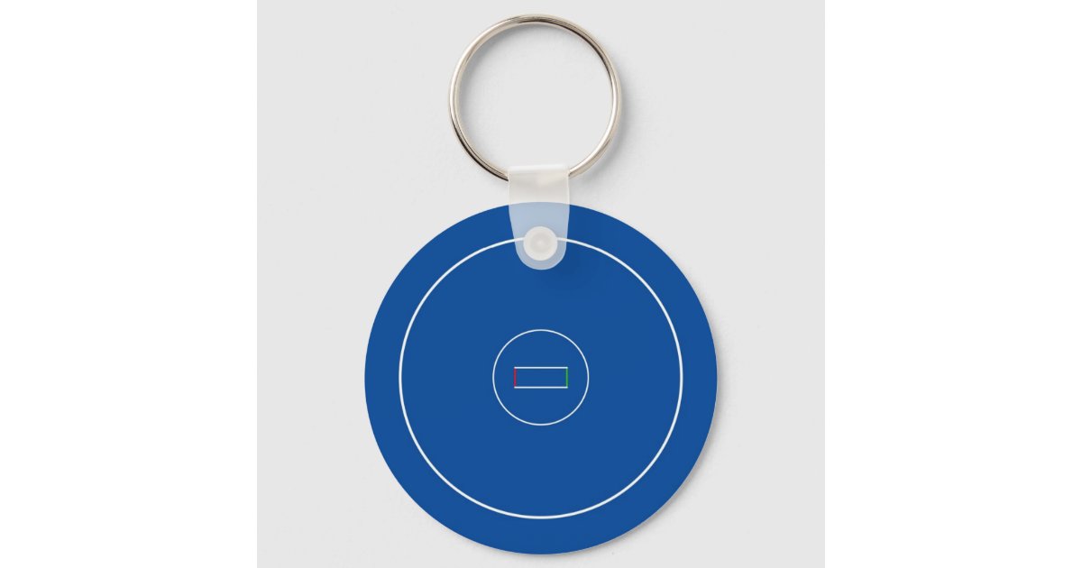 Wrestling Mat Keychain | Zazzle