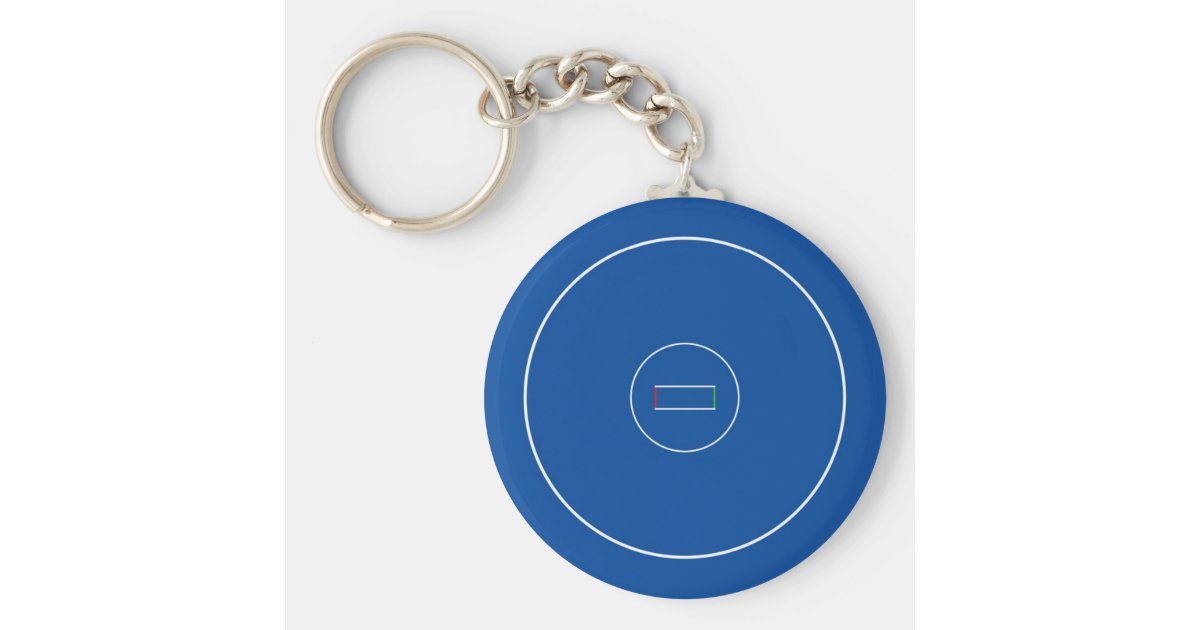 Wrestling Mat Keychain | Zazzle