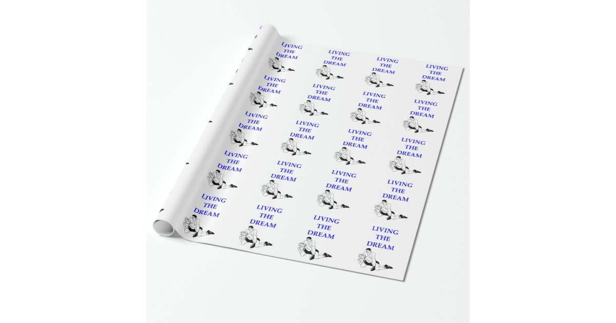 wrestling wrapping paper | Zazzle