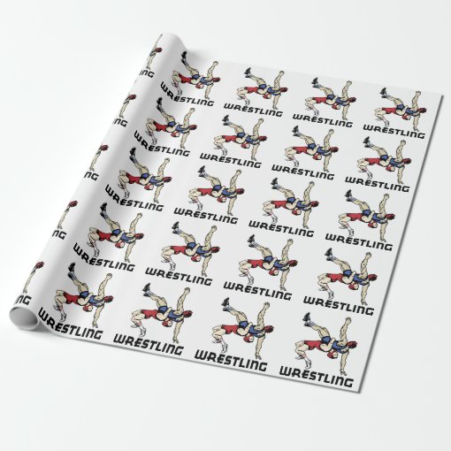 Wrestling Wrapping Paper | Zazzle
