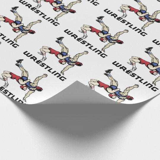 Wrestling Wrapping Paper | Zazzle.com