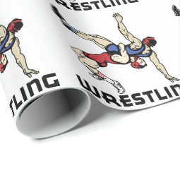 Wrestling Wrapping Paper | Zazzle
