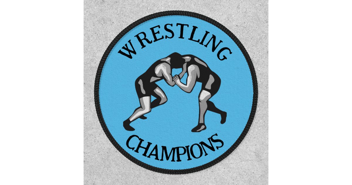 Wrestling Wrestler Design Patch | Zazzle