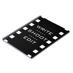 Write, Shoot, Edit - Film Notebook | Zazzle