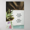 Write Without Fear - Edit Without Mercy Poster | Zazzle