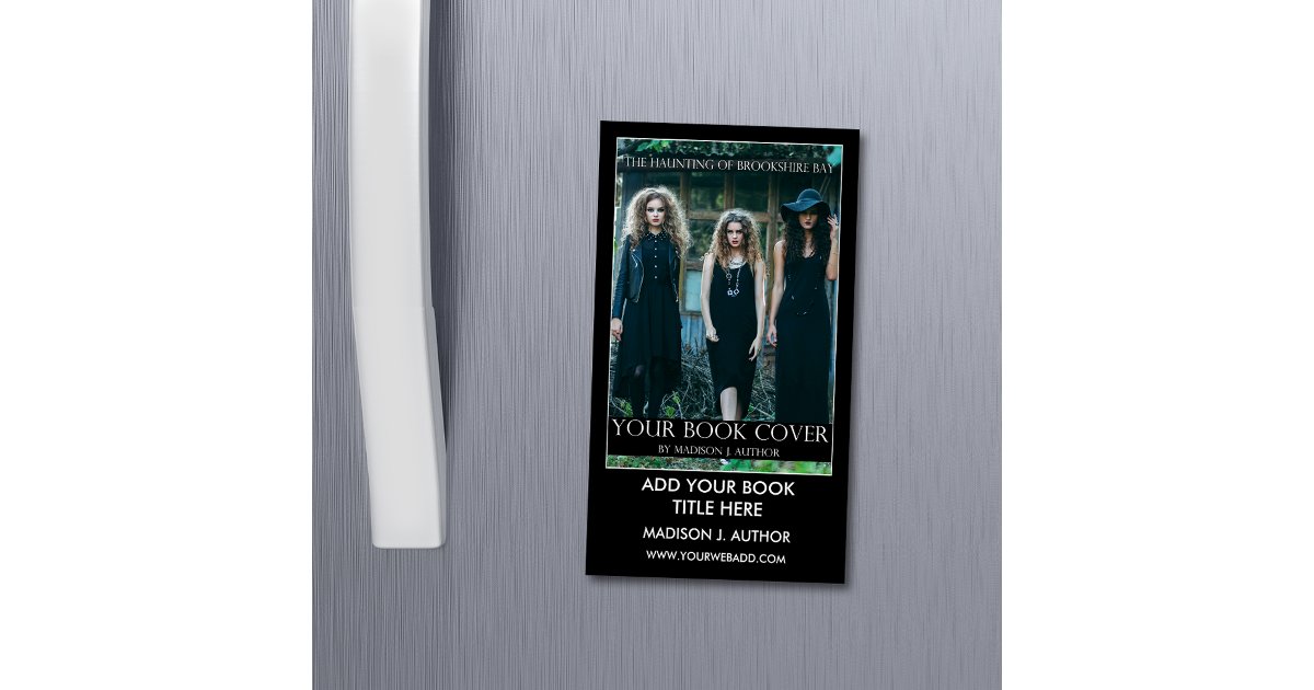Writer Author Book Promotion Business Card Magnet | Zazzle