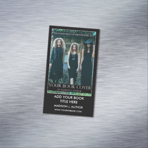 Writer Author Book Promotion Business Card Magnet | Zazzle
