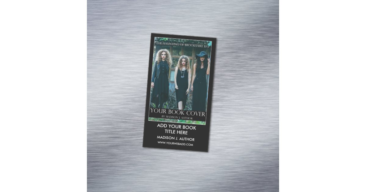 Writer Author Book Promotion Business Card Magnet | Zazzle