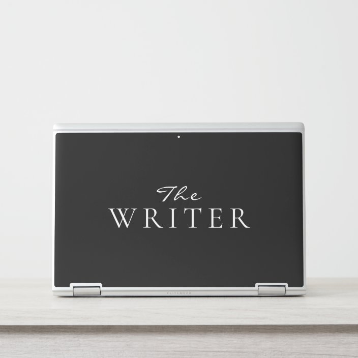 Writer Black White HP Laptop Skin | Zazzle.com
