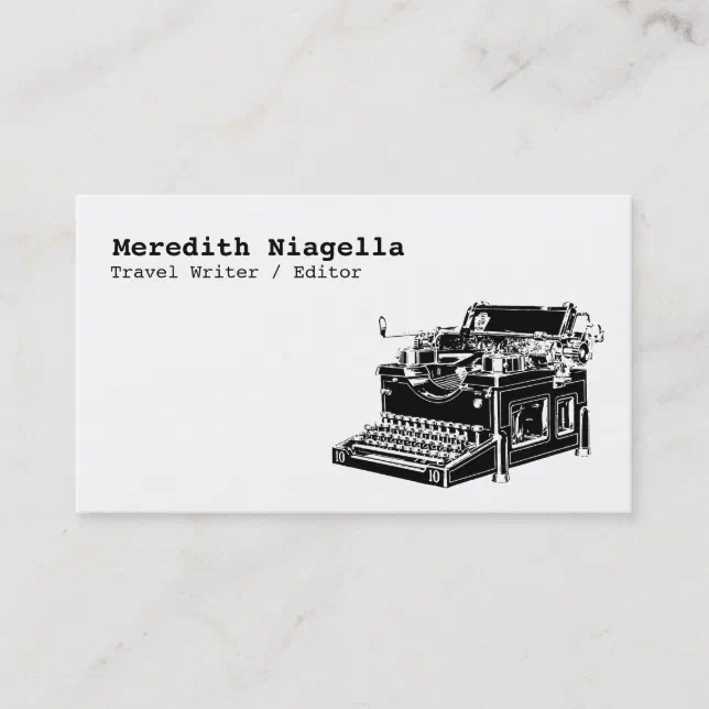 Writer / Editor / Authors Business Card Template | Zazzle