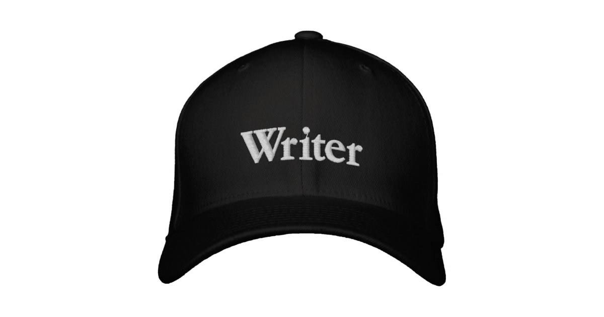 WRITER EMBROIDERED BASEBALL CAP | Zazzle