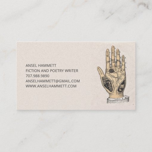 Writer Poet Business Card | Zazzle
