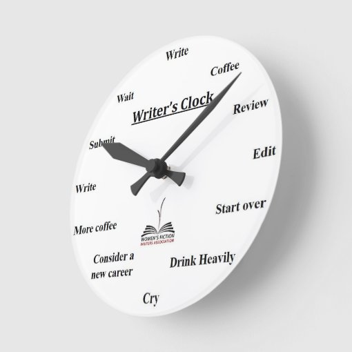 Writer's Clock | Zazzle