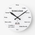 Writer's Clock | Zazzle