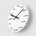Writer's Clock - Always Time to Write Wall Clock | Zazzle