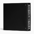 WRITER'S NOTEBOOK binder | Zazzle