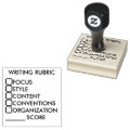 Writing Rubric Rubber Stamp | Zazzle