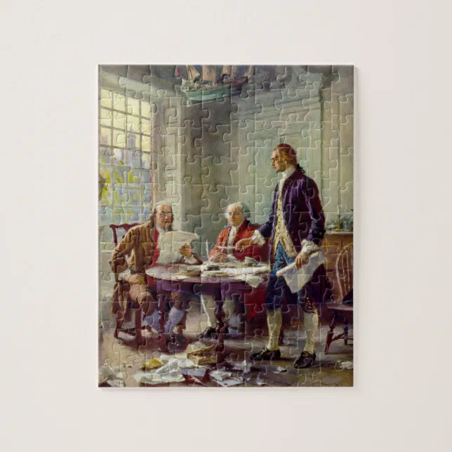 Writing the Declaration of Independence Puzzle | Zazzle