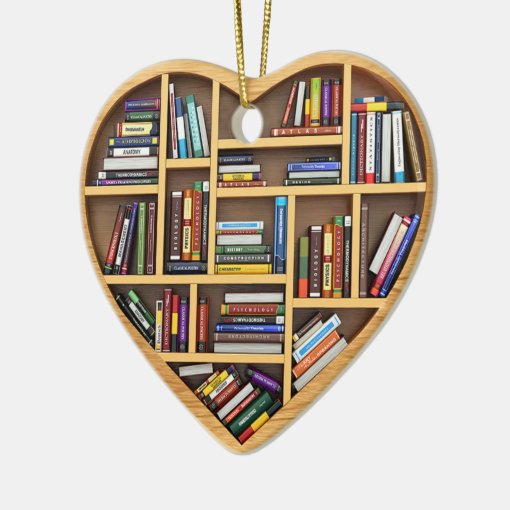 Writter Reader Bookaholic Books Lover Bookworm Ceramic Ornament | Zazzle