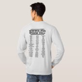 WRWR World Tour Long Sleeve T-Shirt | Zazzle