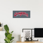 WSU Cougars Logo Poster | Zazzle