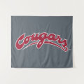 WSU Cougars Logo Tapestry | Zazzle