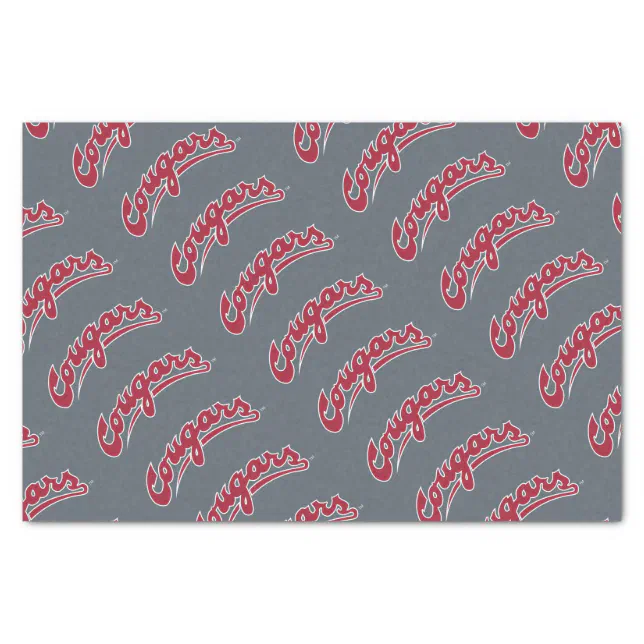 WSU Cougars Logo Tissue Paper | Zazzle