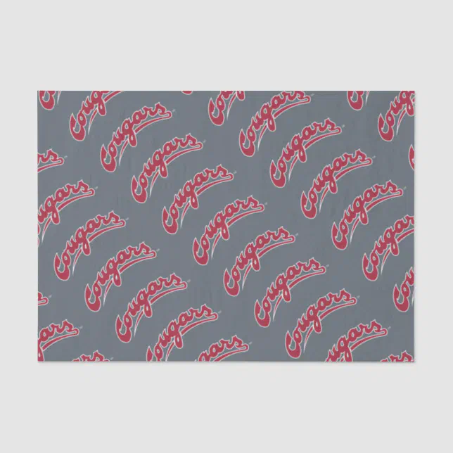 WSU Cougars Logo Tissue Paper | Zazzle