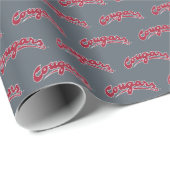 WSU Cougars Logo Wrapping Paper | Zazzle