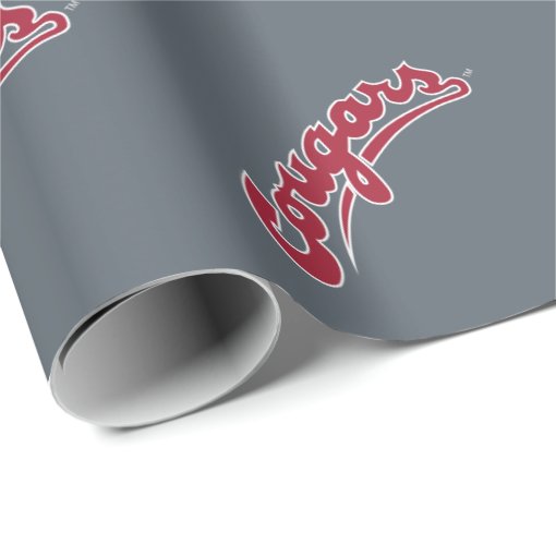 WSU Cougars Logo Wrapping Paper | Zazzle