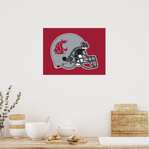 WSU Helmet Poster | Zazzle