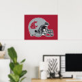 WSU Helmet Poster | Zazzle