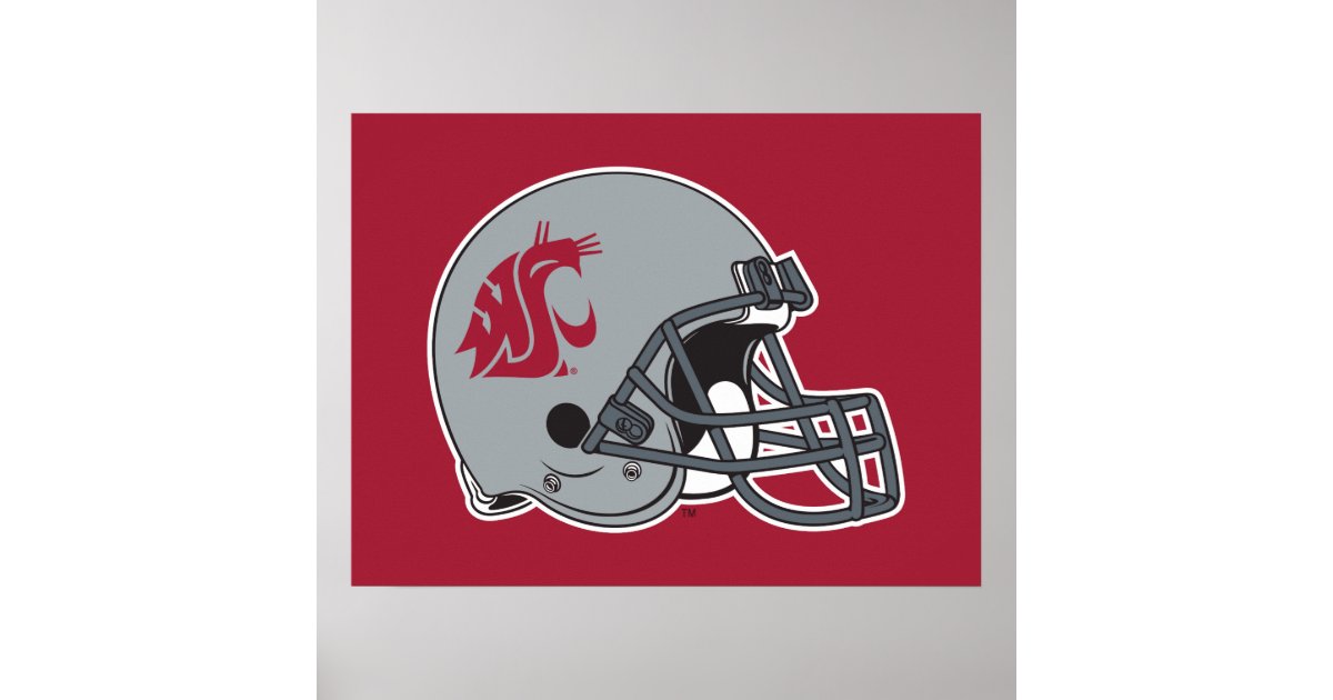 WSU Helmet Poster | Zazzle