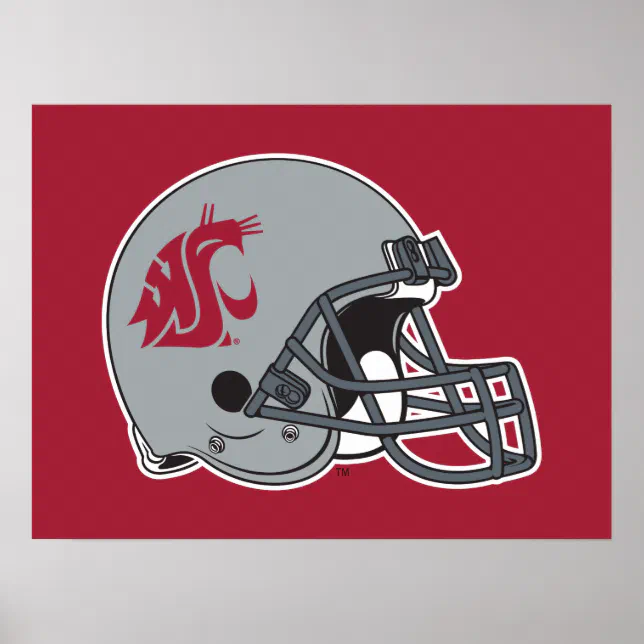 WSU Helmet Poster | Zazzle