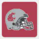 WSU Helmet Square Sticker | Zazzle