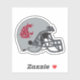 WSU Helmet Sticker | Zazzle