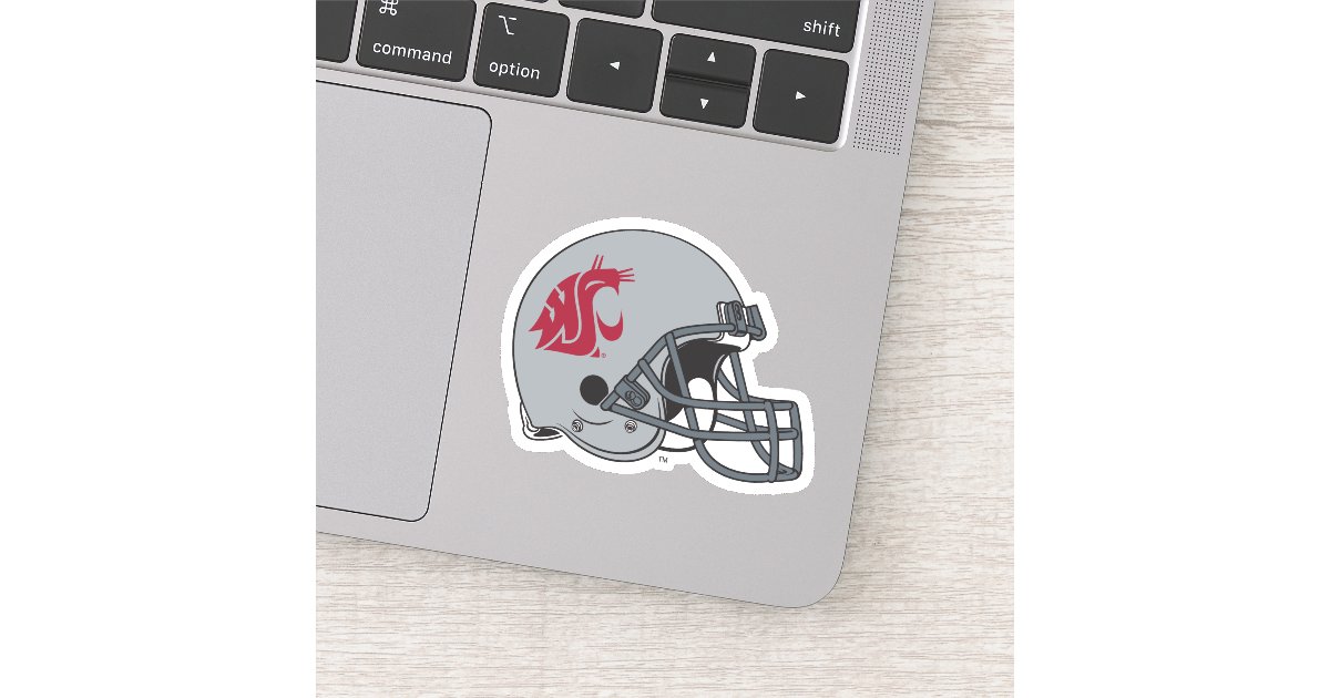 WSU Helmet Sticker | Zazzle